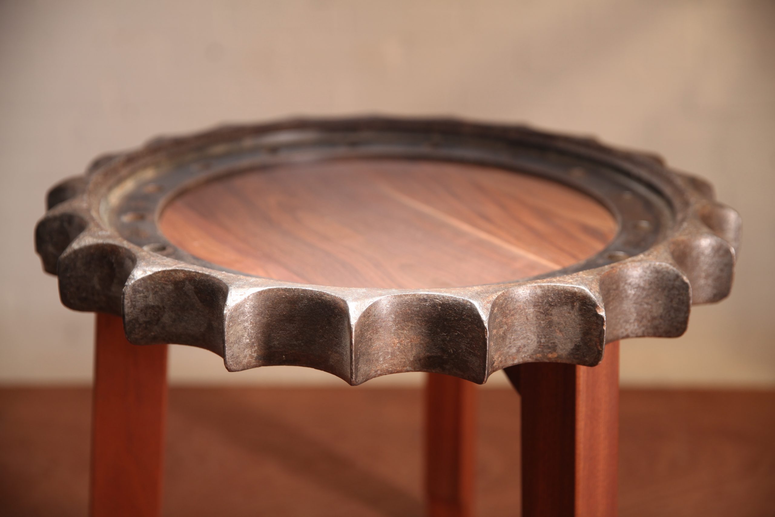 Cog Table (straight leg) - SOLD - Workshop 74
