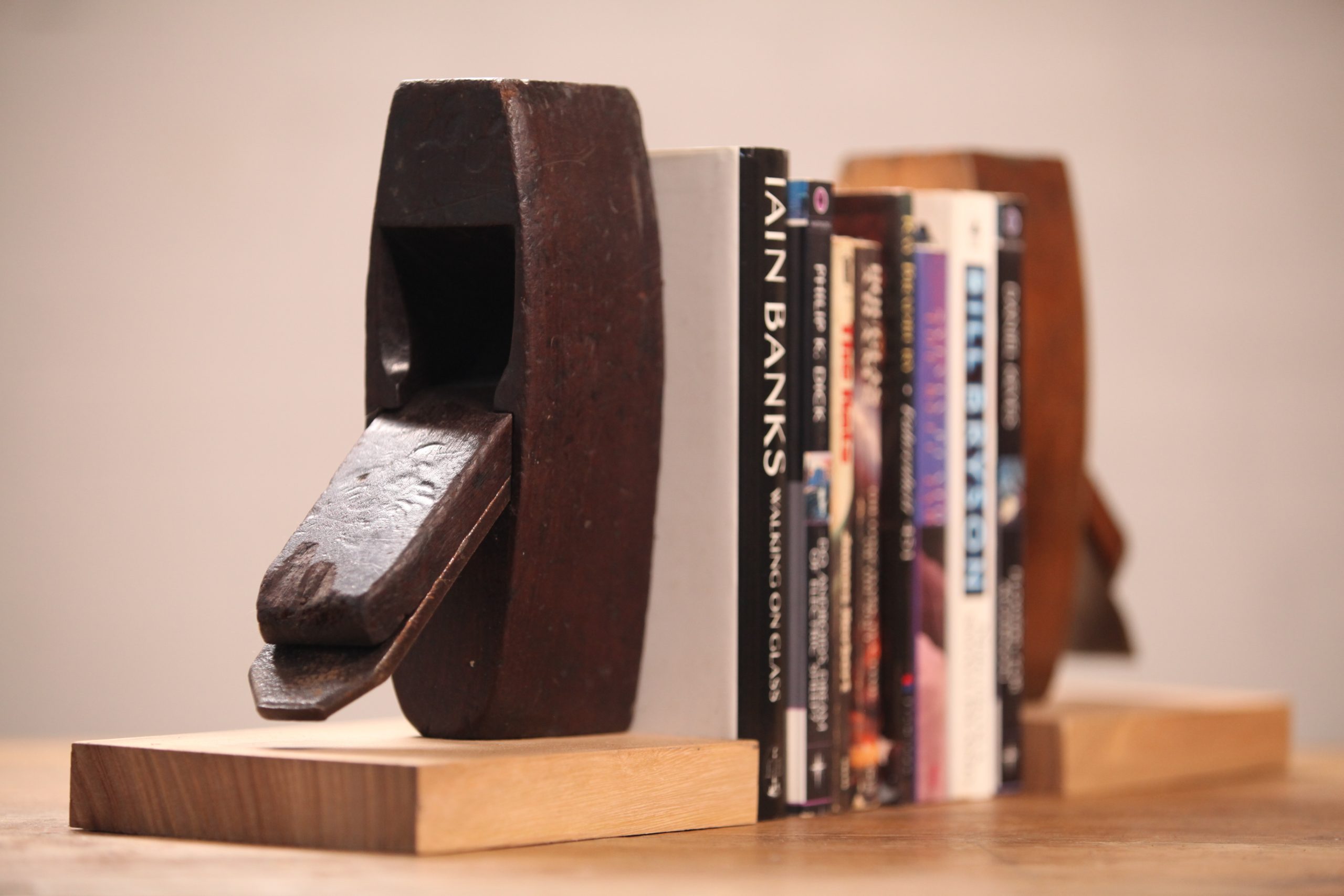 Plain Old, Old Plane Bookends - SOLD - Workshop 74