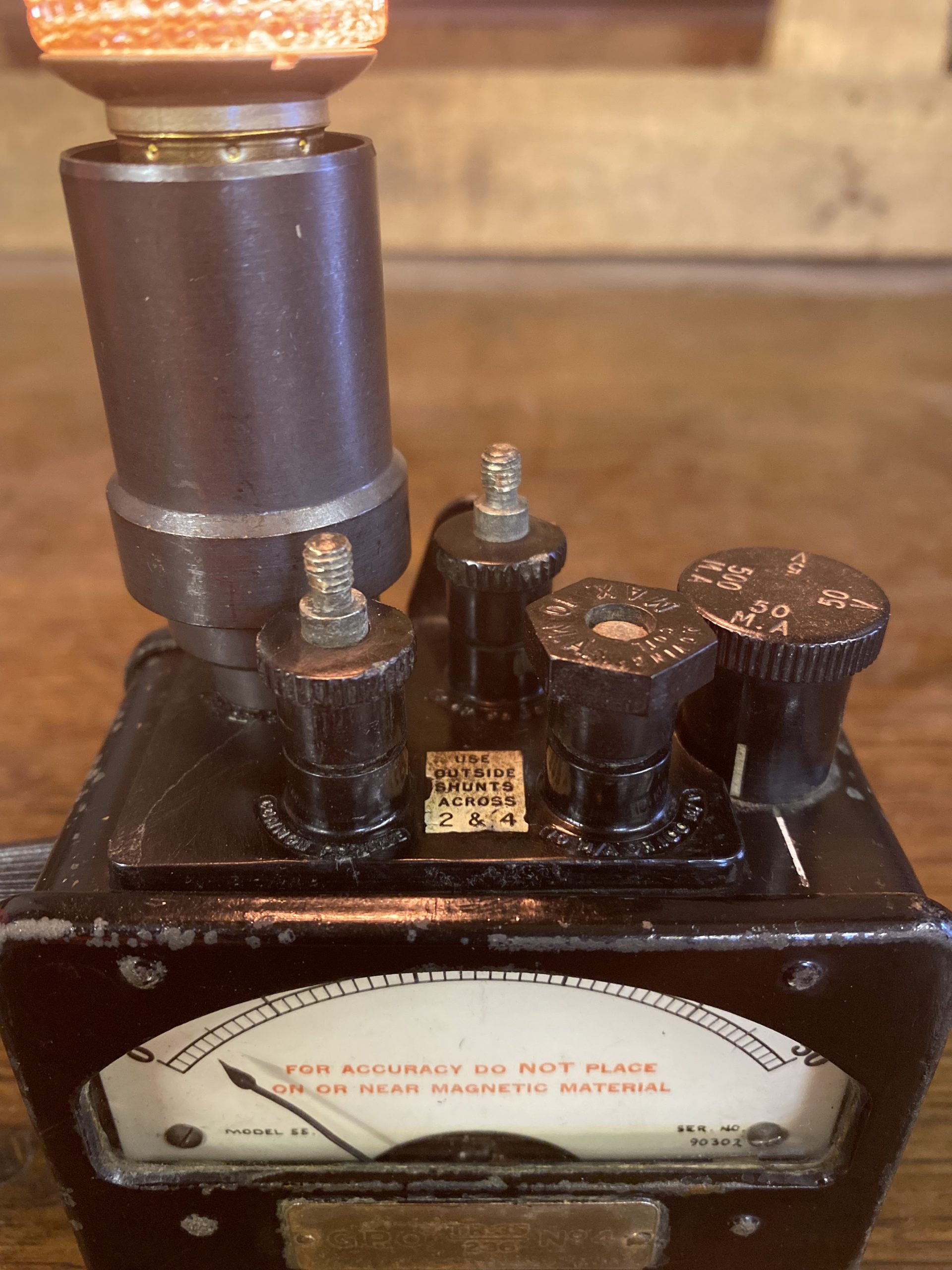 GPO Volt Meter Lamp - SOLD - Workshop 74