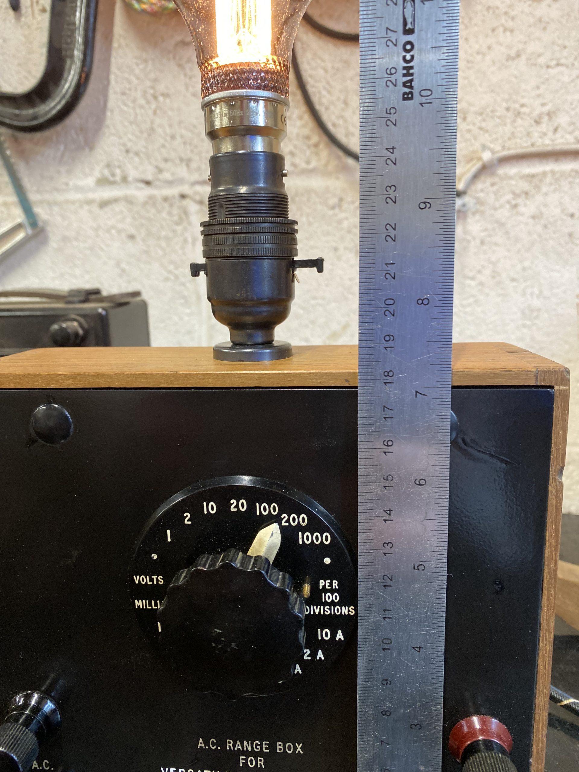 Cambridge Instruments AC Range Box Lamp - Workshop 74